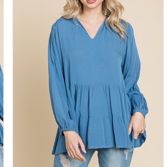 Culture Code | Tops | Salelayered Ruffle Top | Poshmark